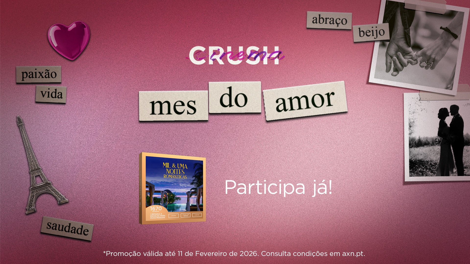 Passatempo Mes do Amor - AXN Portugal